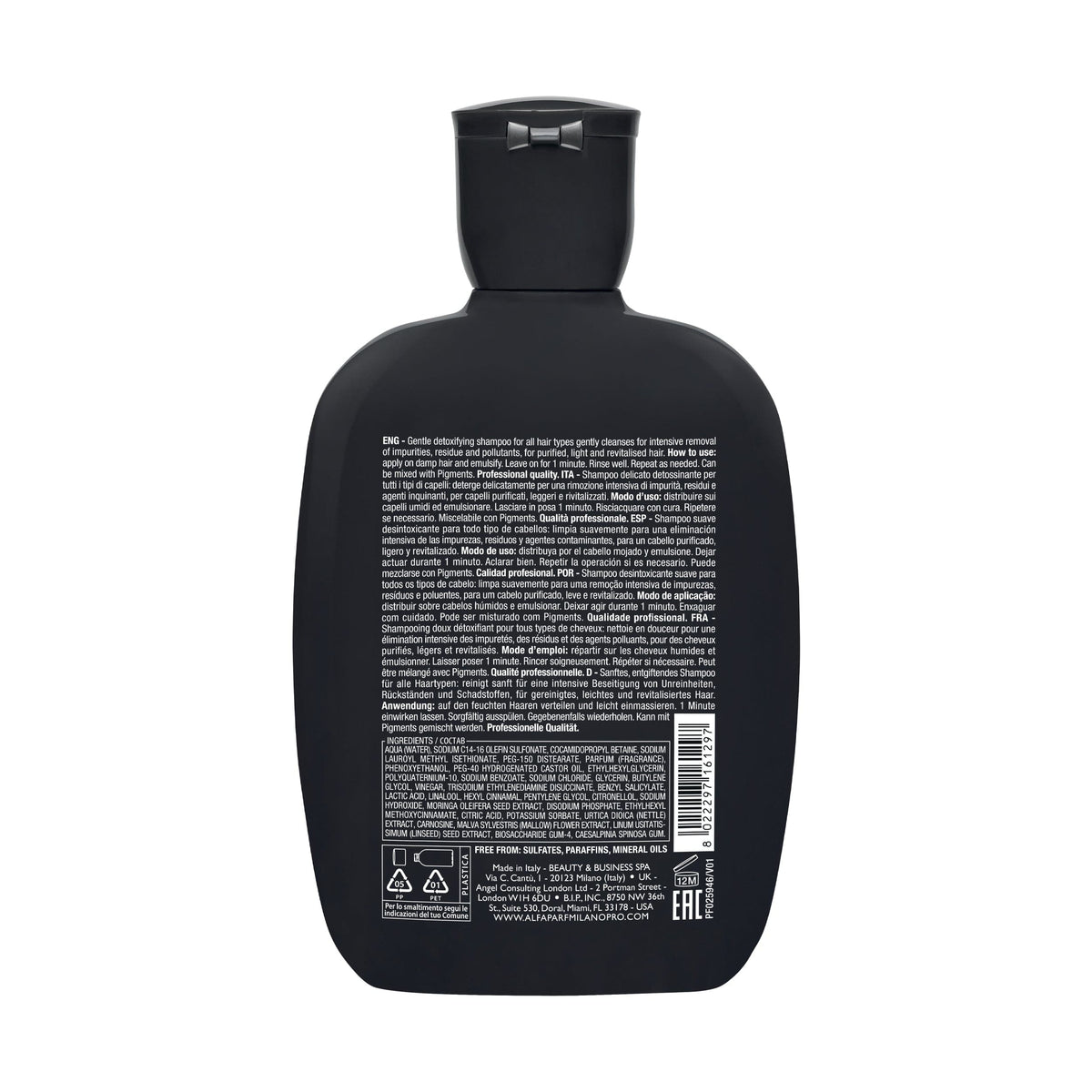 Alfaparf Semi di Lino Sublime Detoxifying Low Shampoo 250 ml – ROBERTA