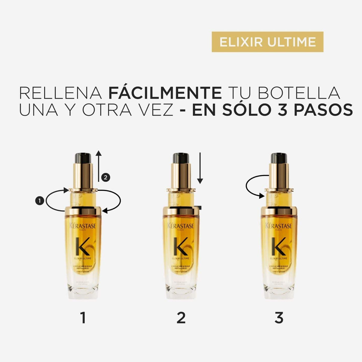 KERASTASE ELIXIR ULTIME Huile Original Recargable 75ml – ROBERTA